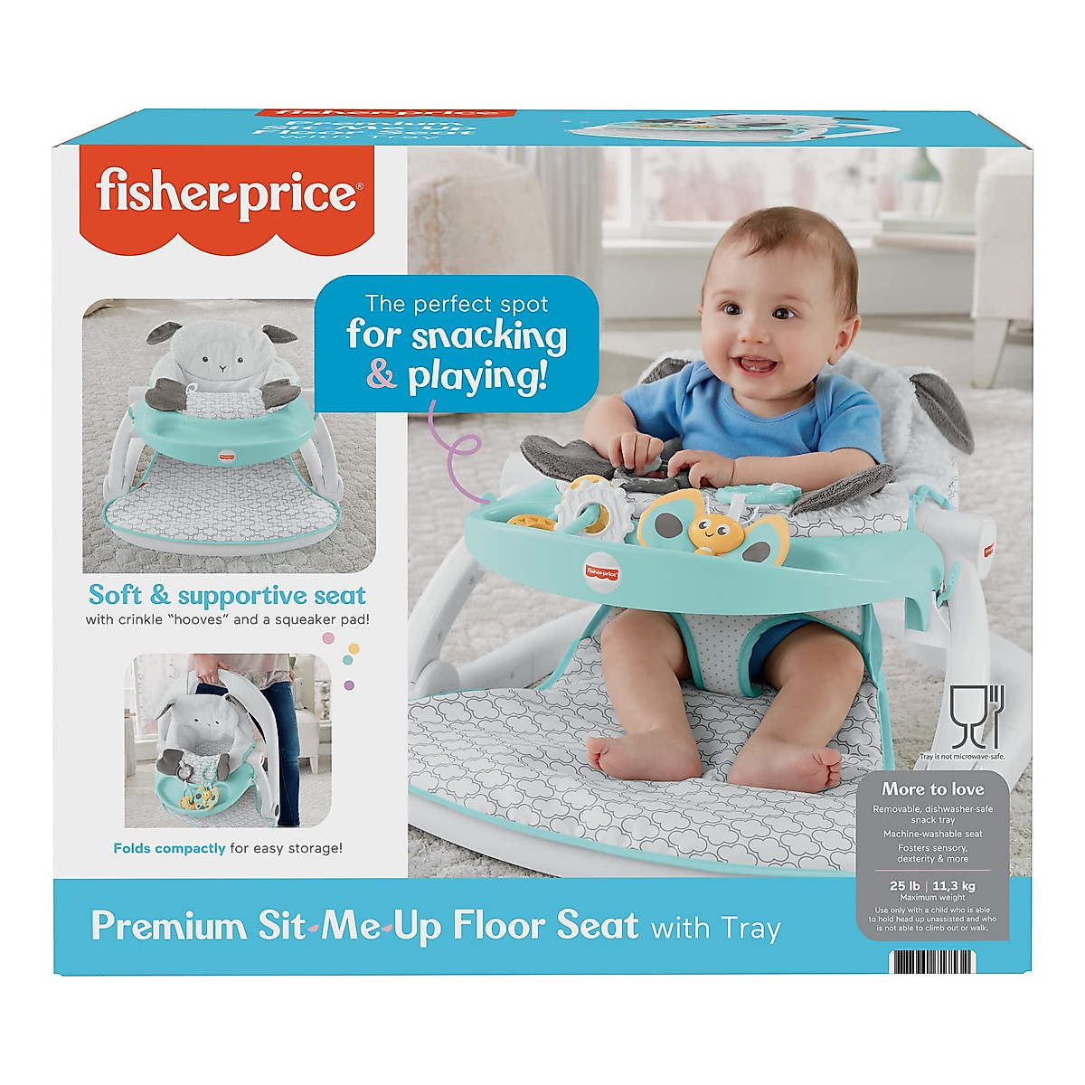 Fisher-Price Sit-Me-Up Floor Seat with Tray