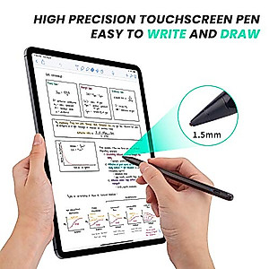 Electronic Stylus Pen for Amazon HD Fire 10/8 Tablet Pencil, Active Digital Capacitive Pen for Amazon Fire HD 10 Tablet, High Precision with Ultra Fine Tip,Good at Drawing and Writing,Black