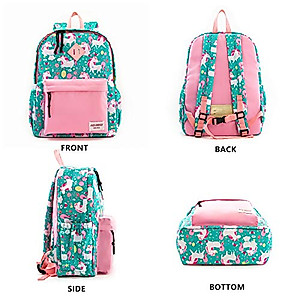 Preschool Backpack Little Kid Toddler Backpacks for Boys and Girls with Chest Strap (Unicorn)