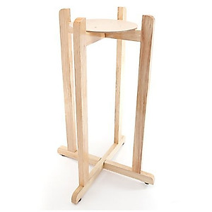 Bluewave Lifestyle Floor Wood Stand Natural Varnish, 27"