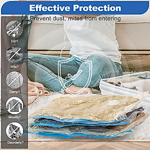 VMstr Vacuum Storage Bags, Carry-on Size, 6 Pack Refill Set (15.8 "x 15.8")