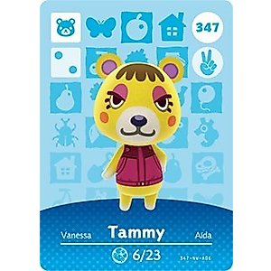 Tammy - Nintendo Animal Crossing Happy Home Designer Series 4 Amiibo Card - 347