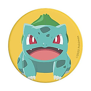 PopSockets: PopGrip with Swappable Top for Phones and Tablets - Bulbasaur Knocked (Gloss)
