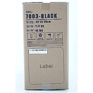 T-THREE. Adjustable headrest Office Chair Ergonomic Mesh Swivel Chair Office Chair Desk Chair Lumbar Support Height Adjustable 360°Swivel Rocking Function Mesh Back Seat for Home Office(Black)