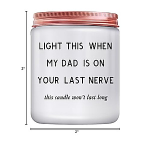 Funny Mom Gifts, Gifts for Mom from Daughters and Son, Mom Birthday Mother's Day Christmas Gift Ideas- Unique Women Candles Gifts for Stepmom, Bonus Mom