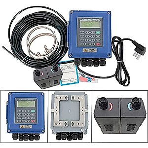 HFBTE TS-2-HT Ultrasonic Flow Meter Flowmeter DN25~100mm TUF-2000B Small High Temp Transducer -30~160C