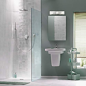 Globe Electric 51202 Cameron Collection 3 Chrome Fixture Vanity Light