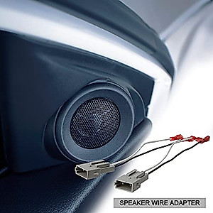 ZYHW 4pcs 72-5512 Car Speaker Connector Harness Adapter for Ford F-150 for Ford for Ranger 1995-1997