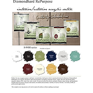 Majic PAINTS Interior/Exterior Satin Paint, RePurpose your Furniture, Cabinets, Glass, Metal, Tile, Wood and More, Black, 1-Quart ​, 32 Fl Oz (Pack of 1)