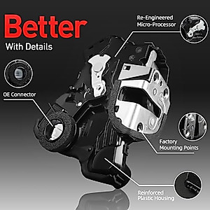 OTUAYAUTO Door Lock Actuator Motor Front Left Driver Side - Replacement for Toyota Camry 4Runner Tundra Sequoia, Scion XB TC, Lexus ES350 RX350 LS460, Replace OEM: 69040-0C050, 69040-06180