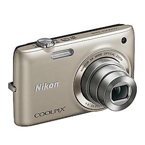 Nikon COOLPIX S4100 14 MP Digital Camera with 5x NIKKOR Wide-Angle Optical Zoom Lens and 3-Inch Touch-Panel LCD (Silver)