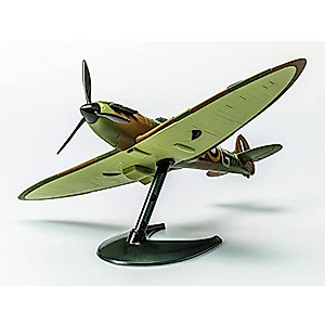 Airfix Quickbuild Supermarine Spitfire Airplane Brick Building Plastic Model Kit J6000 Brown