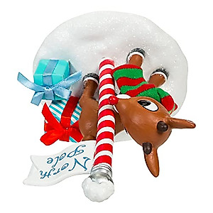 Kurt S. Adler Fabriché Rudolph North Pole Table Piece, 6.5, Multi-Colored