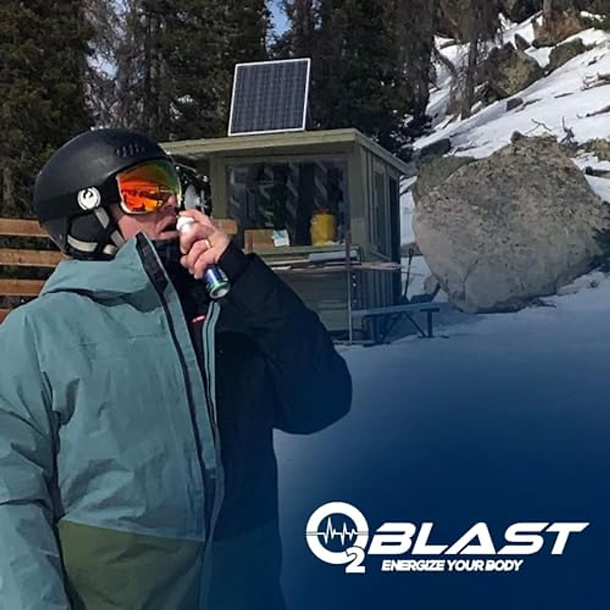 O2 Blast Oxygen Cans, 10 Liter 6 Pack Pure Oxygen Canisters with Sanitary Flip Top Cap, Portable Supplemental Oxygen for Breathing & High Altitude, Reduce Recovery Time & Increase Oxygen Levels.