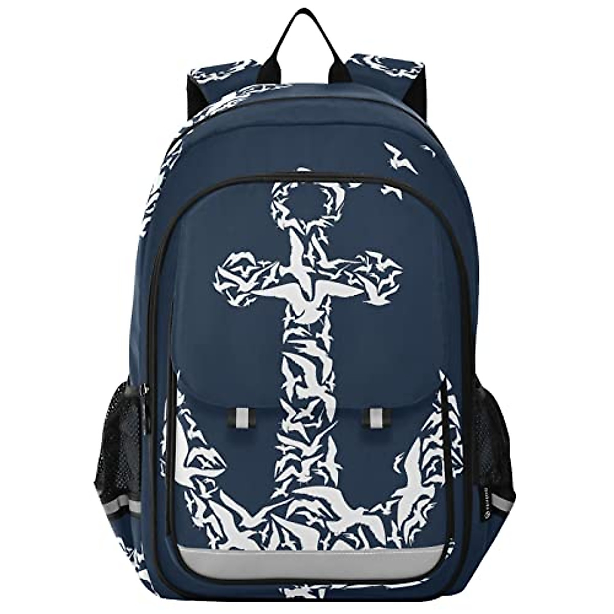 ALAZA Anchor Pattern Backpack Daypack Bookbag