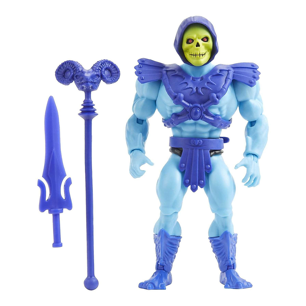 Masters of the Universe Origins Skeletor Action Figure, Battle Character for Storytelling Play and Display, Gift for 6 to 10 Year Olds and Adult Collectors