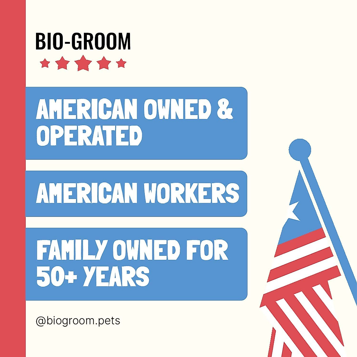 Bio-Groom Stain-Free Dog Eye Cream - Tear Stain Remover for White Dogs, Natural Eye Wash, Hypo-Allergenic, Cruelty-Free, Made in USA, Gentle Eye Cleaner for Dogs - 0.7 oz 1-Pack