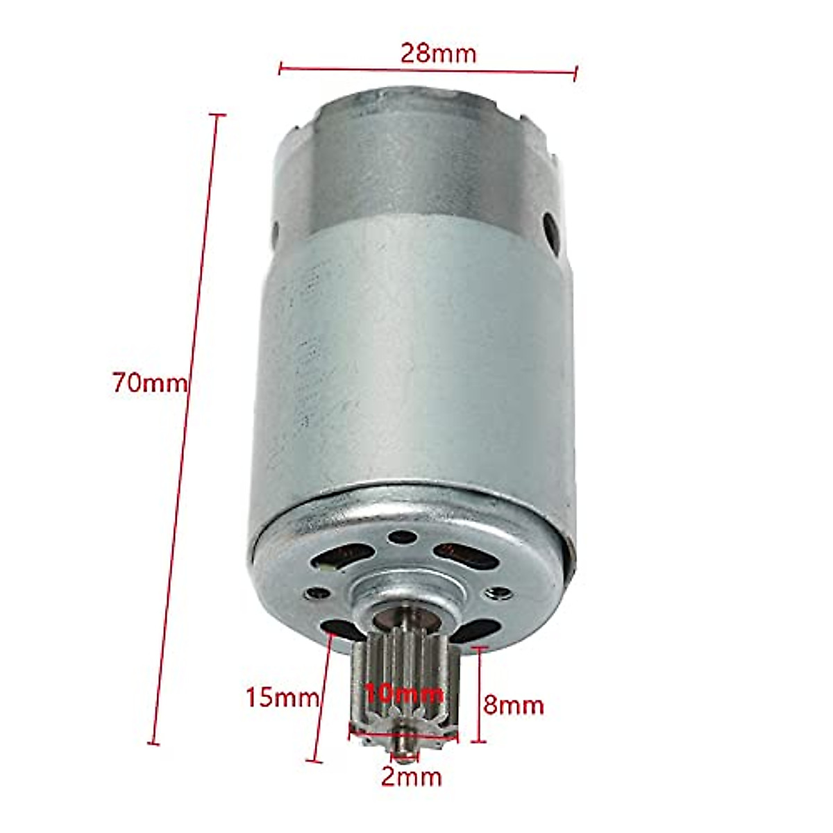 SHENGLE 390 18000RPM 6 Volt Electric Motor, RS390 6V Motor Drive Gearbox Accessory for Kids Ride On Car Children Ride on Toys Parts