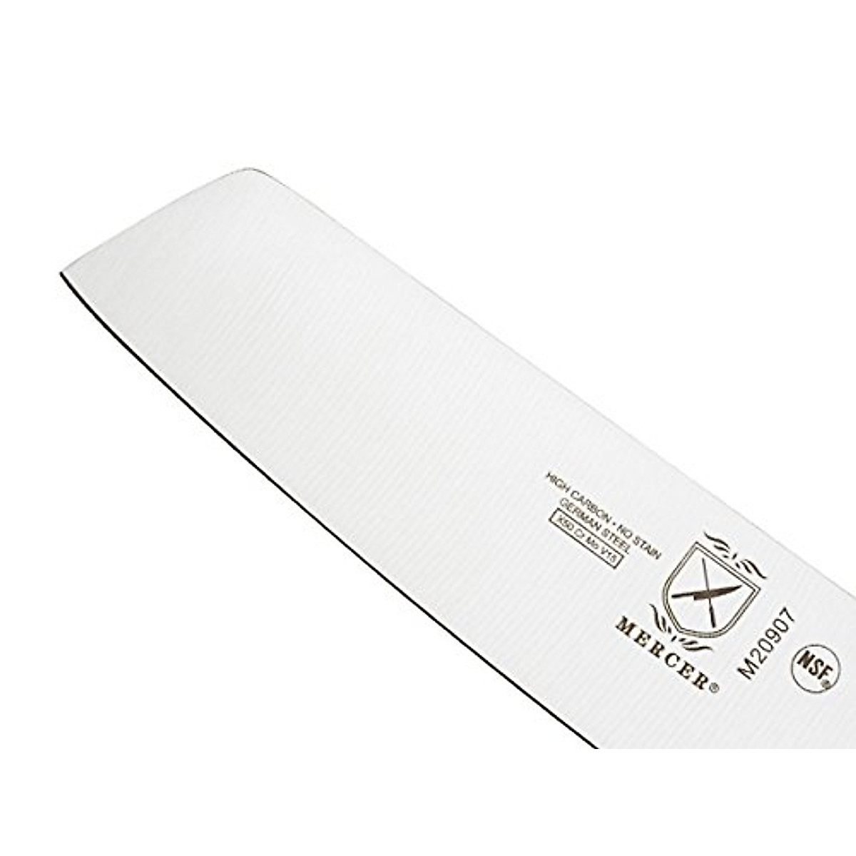 Mercer Culinary M20907 Genesis 7-Inch Nakiri Vegetable Knife,Black