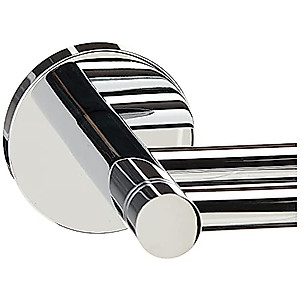Grohe 40802001 Essentials Metal 7.28-in. Double Towel-Rail, 26.182 x 4.725 x 2.363, Starlight Chrome