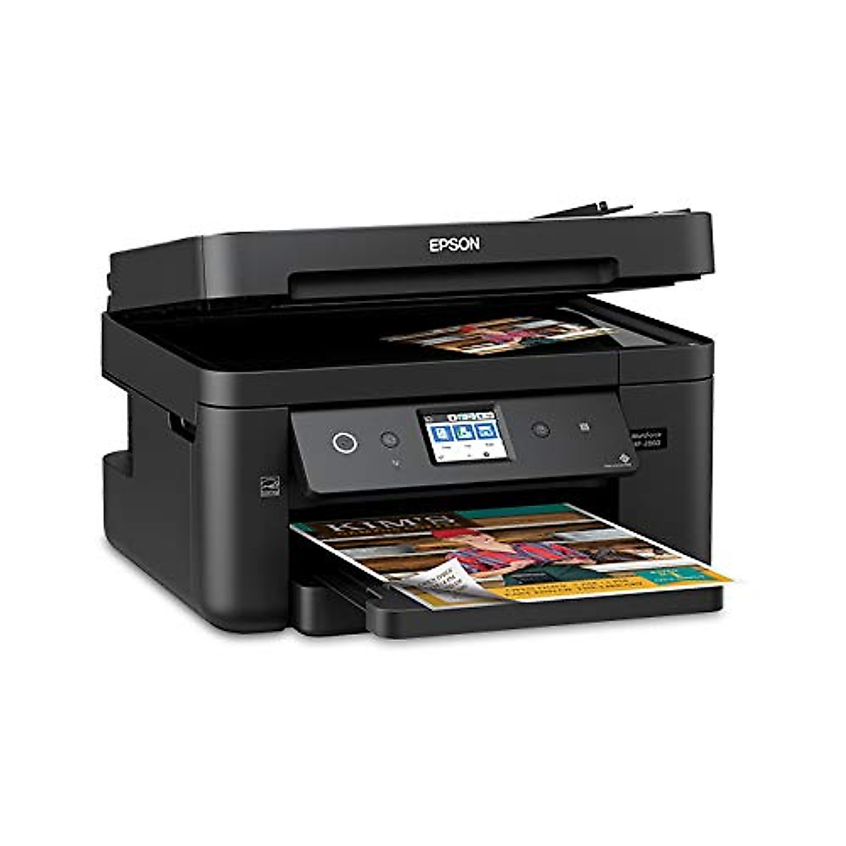 Epson Workforce WF-2860 All-in-One Printer, Print, Copy, Scan, Fax, Ethernet with OHITEC Accessories