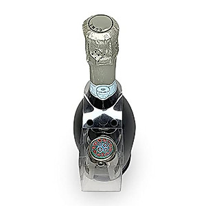 Murano Glass Champagne Bottle Stopper – Unique and beautiful gift for Prosecco, Cava, and Sparkling Wine Stopper – Handmade of Murano Glass with an airtight seal to keep bubbly fresher