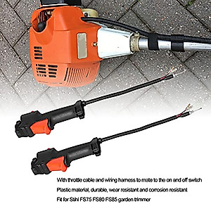 Trimmer Handle Switch Cable, Trimmer Handle Switch Stable Performance for Garden for Outdoors for Stihl FS75 FS80 FS85