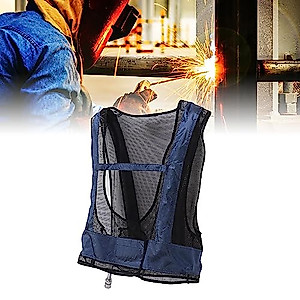 TMISHION Air Conditioner Waistcoat Vortex Tube Cooling Vest, Size, Safe Materials, Compressed Air for High Temperature Environment Air Conditioner Waistcoat Worker Cooling Vest