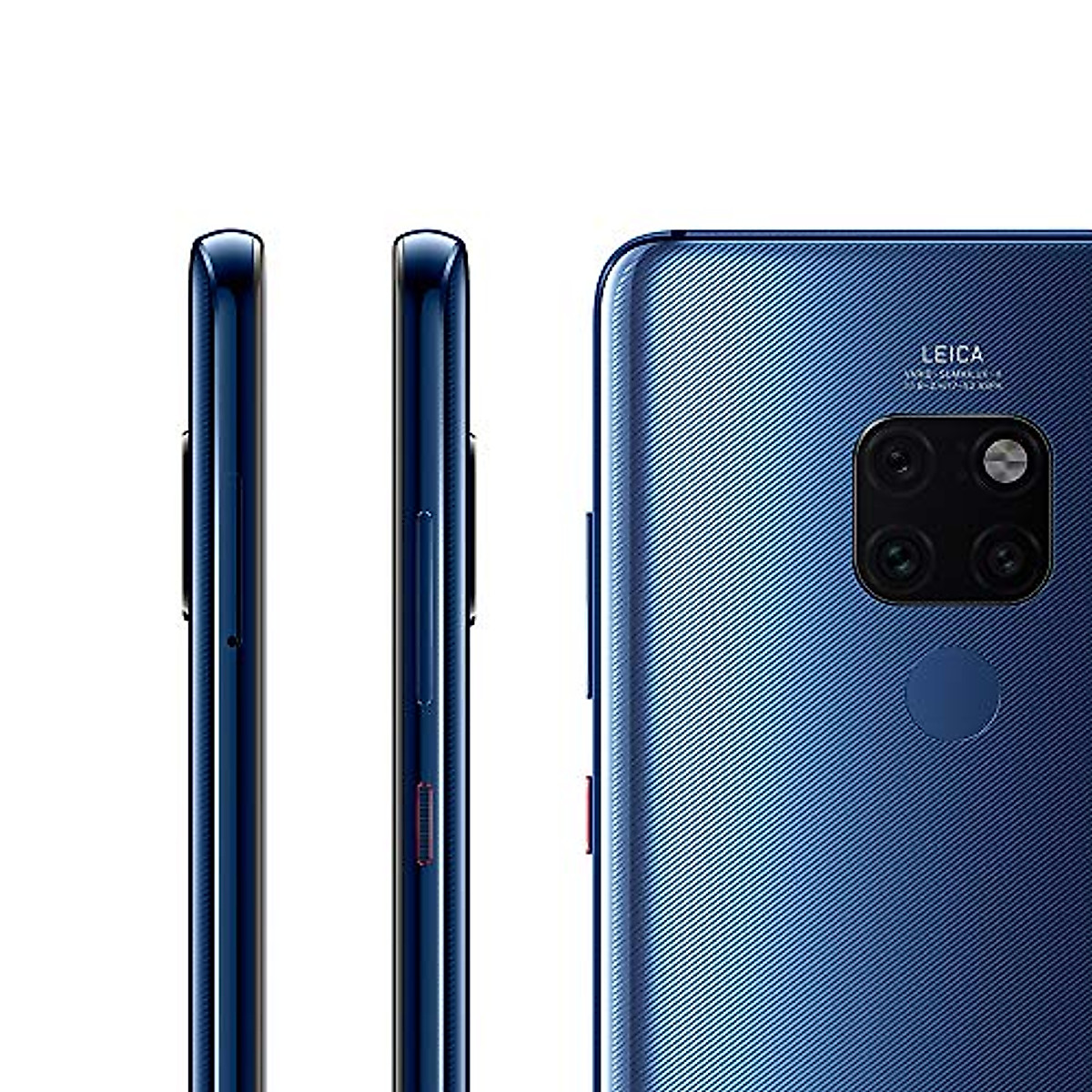 Huawei Mate 20 (128GB/4GB) 6.53" FHD+ Display Triple Camera 4000 mAh Battery 4G LTE GSM Dual SIM Global Unlocked (HMA-L29) International Version, Midnight Blue