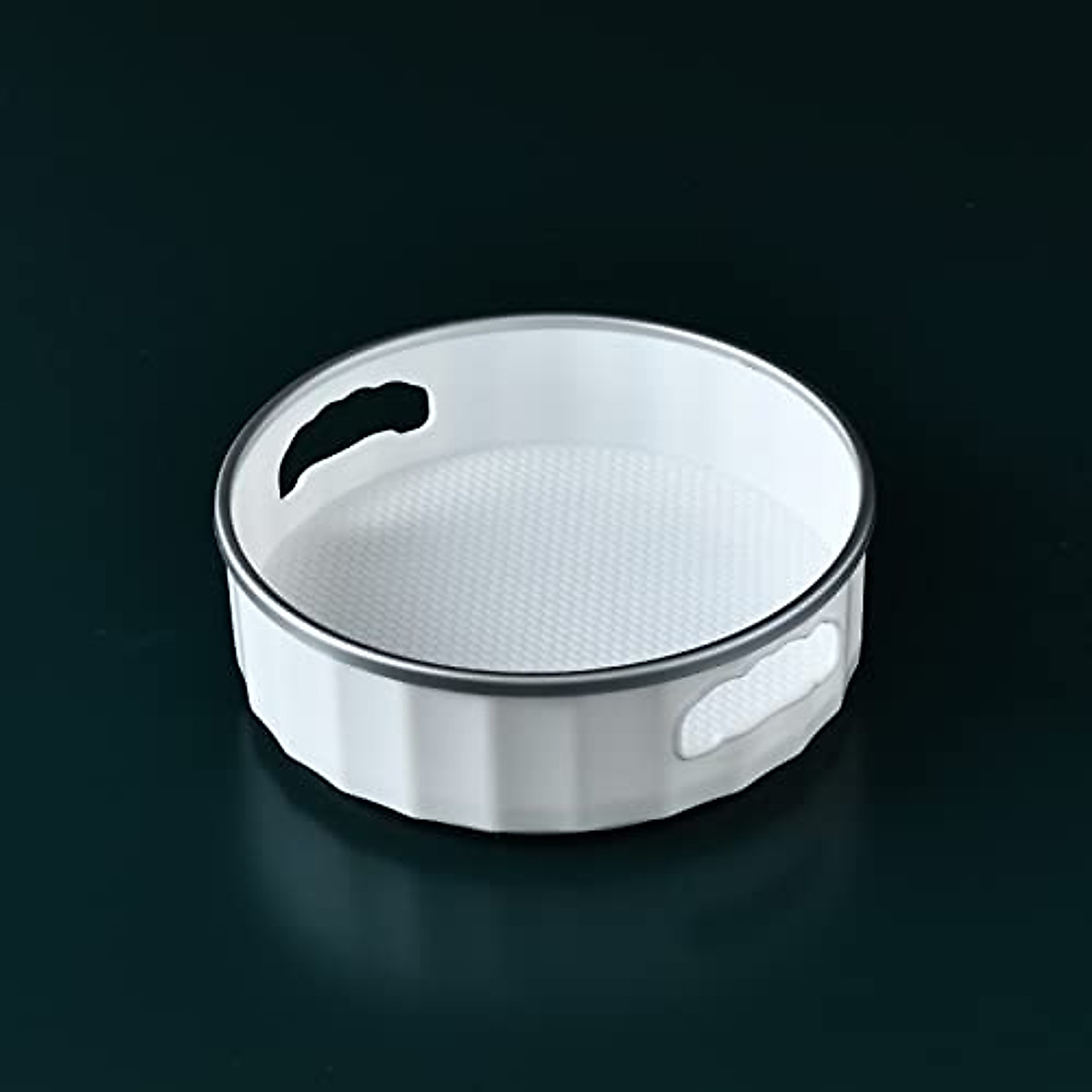 9in Rotating Spice Rack Spinning Organizer Non- Skid Lazy Susan Turntable Spice Stand for Cabinet Pantry Refrigerator