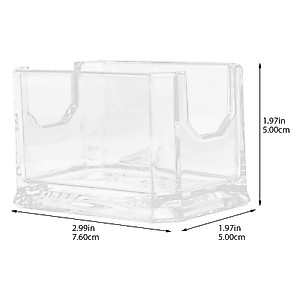 BESTonZON Tea Bag Box Sugar Bag Seat Coffee Containers Tea Bags Small Containers Coffee Tea Bags Coffee Organizer Sugar Packets Coffee Bar Home Tea Bag Case Acrylic Office Candy Base