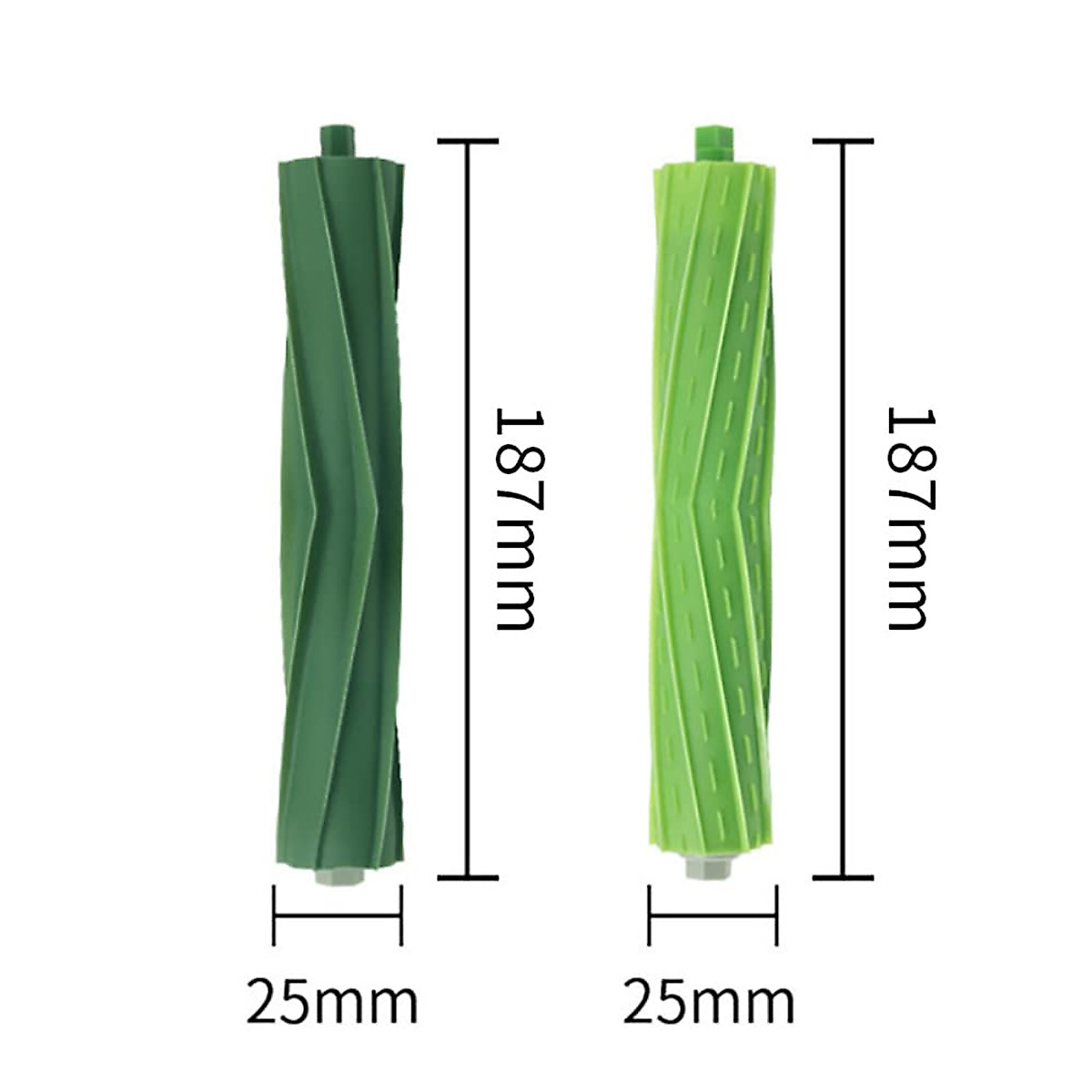 GEBDSM 2 Set Replacement Parts Roller Brushes Compatible for iRobot Roomba i, j&e Series i3(3150) i3+ j6 j6+(6550) j7(7150) j7+ j8 i2 i4 i6 i6+ i7 i7+ i8 i8+Plus E5 E6 E7 Vacuum Cleaner Accessories
