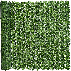 DearHouse Artificial Ivy Privacy Fence, 177.2x78.7inch Artificial Hedges Fence and Faux Ivy Leaf Decoration for Outdoor Decor, Home, Garden Decor