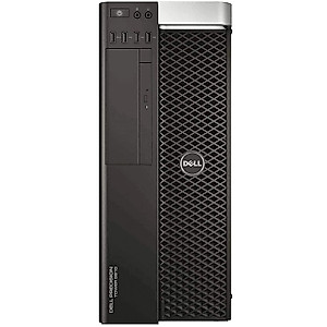 PC Server and Parts High End Precision T5810 Tower Workstation PC - Intel Xeon E5-1650 v4 3.6GHz 6 Core Processor, 2X 1TB SSD Drives, Quadro M5000 Graphics Card, Windows 11 Pro (Renewed) (64GB DDR4)
