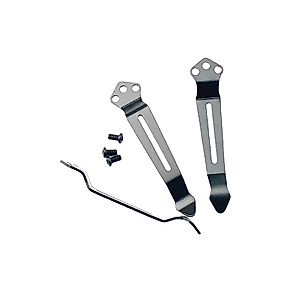 1x Black Deep Carry Pocket Knife Clip Replacement Tools Accessories + 3 Pocket Knife Screws Portable for Benchmade 535