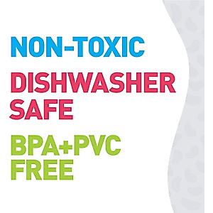 OgoBolli Rattle & Teether Toy for Babies - Tactile Sensory Ball - Stretchy, Soft Non-Toxic Silicone - Ages 6 Months and up - Red