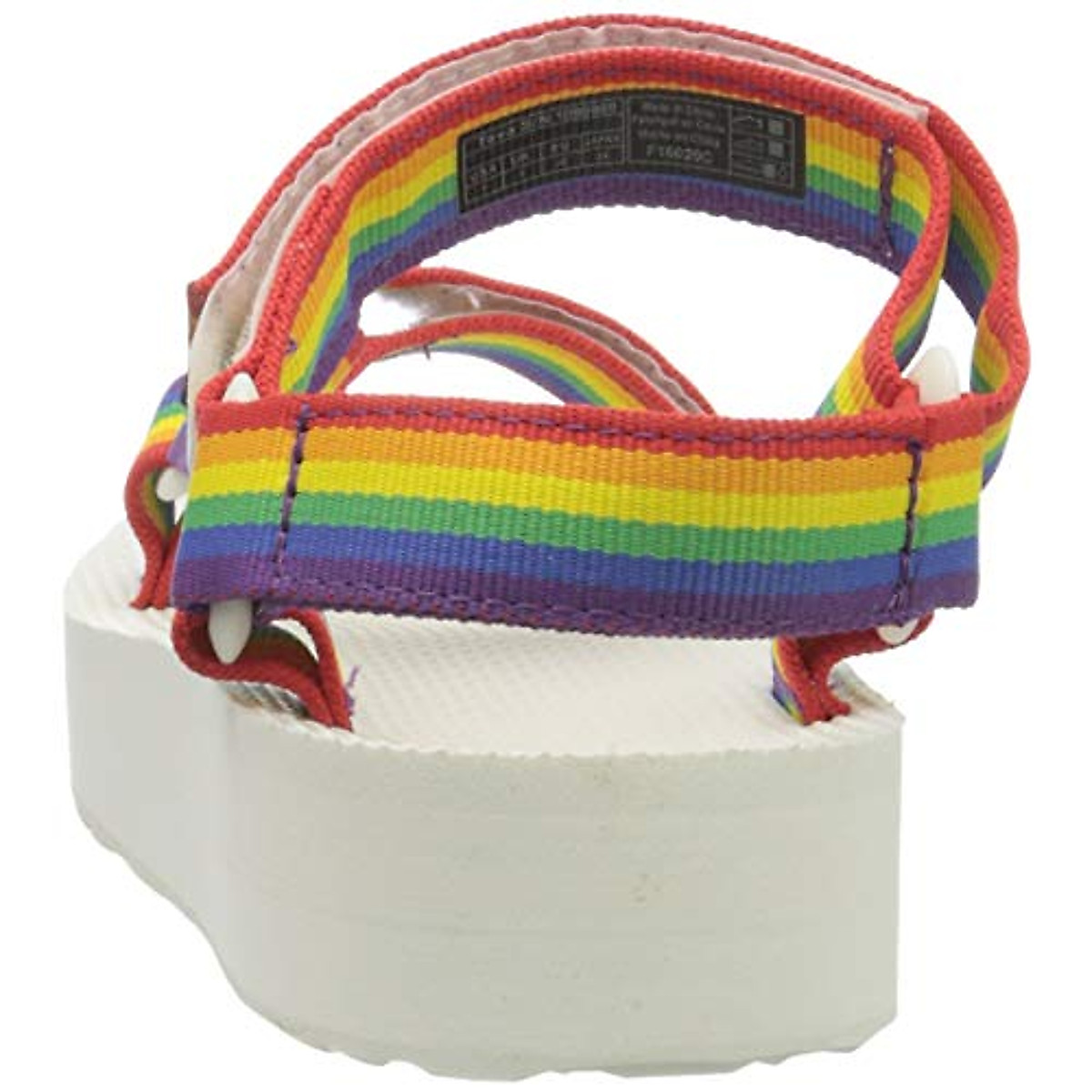 Teva womens Midform Universal Wedge Sandal, Rainbow/Black, 8 US