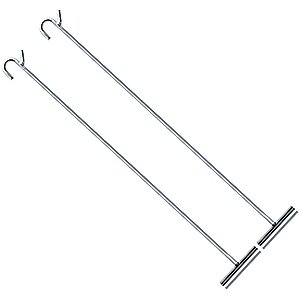 AUTOAlkins Heavy Duty 5th Wheel Pin Puller, 2 Pack 32" Solid Steel Chrome Plated Fifth Wheel Puller Hook