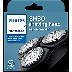 Philips Norelco Replacement Head for Series 3000, 2000, 1000 and S738 Click & Style