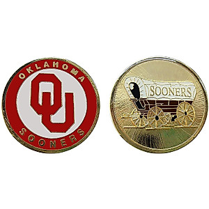 University of Oklahoma “Sooners” Collectible Challenge Coin - Logo Poker -Lucky Chip