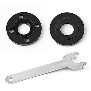 TOOLACC 4.5" 5" 5/8-11 Angle Grinder Wrench Spanner Metal Lock Nut for Compatible with Dewalt Milwaukee Makita 193465-4 Bosch Black & Decker Ryobi