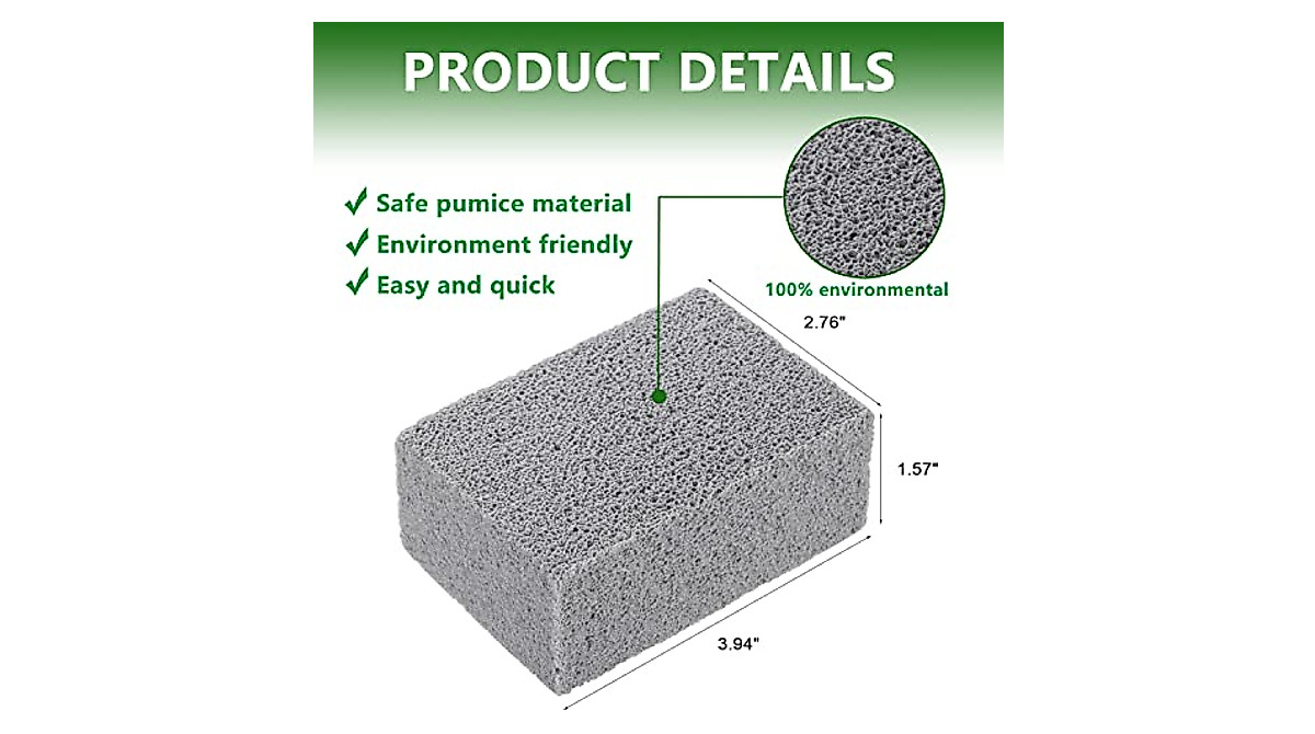 SPE HEALTH PRO Grill Stone Cleaning Block | Safe, Scratch-Free Grill ...
