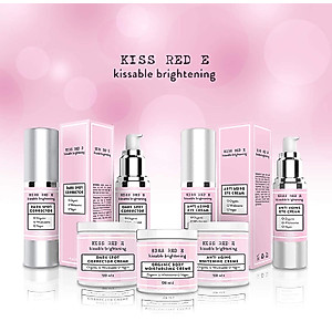 KissRedE Anti-Aging Eye Cream for Dark Circles, Puffiness, Fine Lines, and Wrinkles - Fragrance-Free, 1 Fl Oz