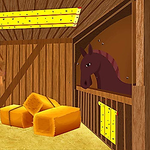 Giant Sticky Fly Trap Roll - MAX Strength - Outdoor/Indoor - Non Toxic - for Flies and Other Bugs (2 Pack- Contains 2 Giant Fly Rolls)