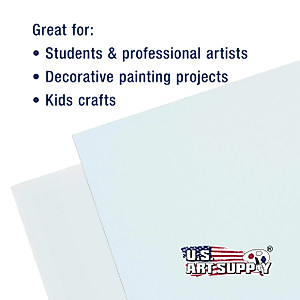 US Art Supply 6 X 6 inch Professional Artist Quality Acid Free Canvas Panel Boards 24-Pack (1 Full Case of 24 Single Canvas Panel Boards)