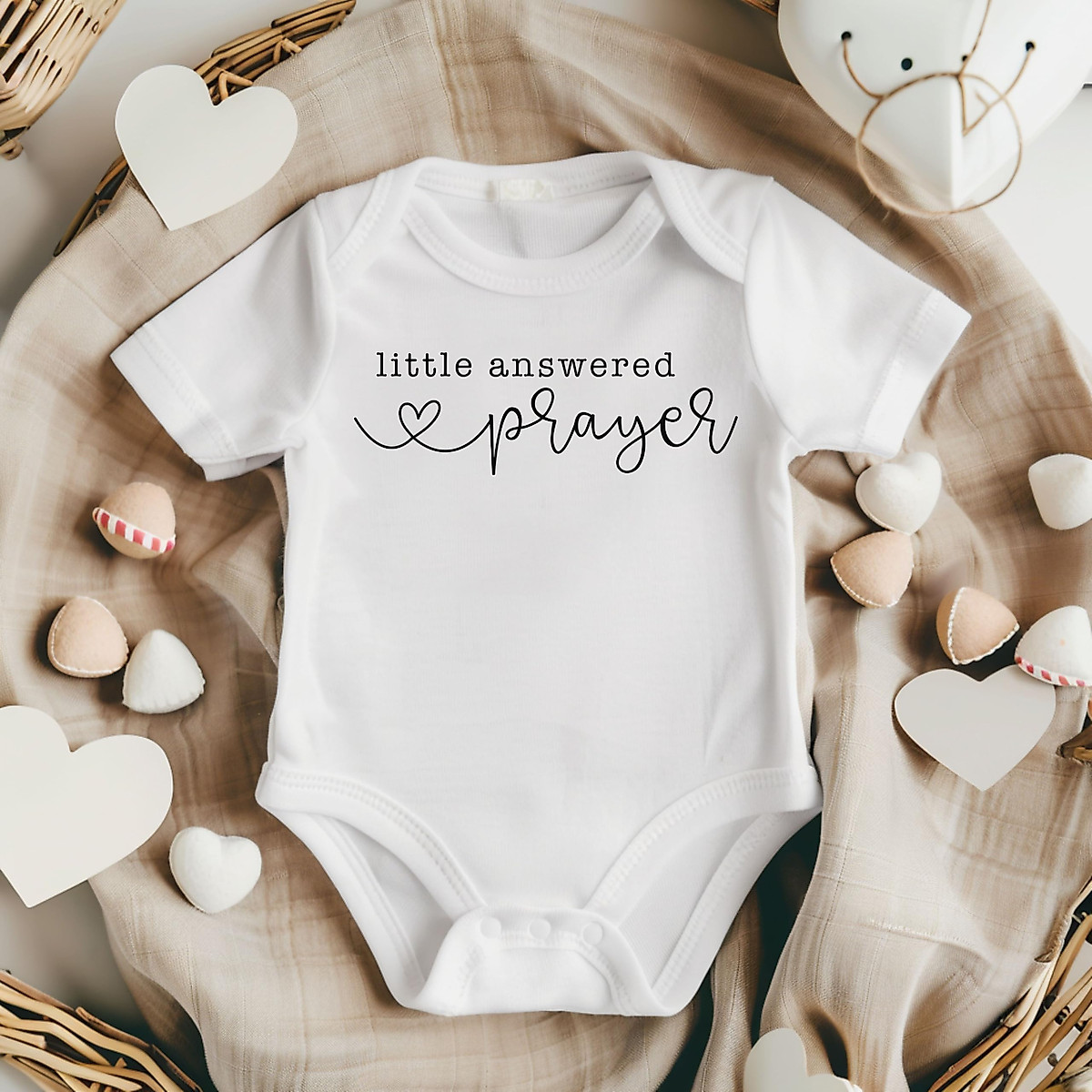 Pineapple Pancake Kids Little Answered Prayer Pregnancy Announcement Infant Bodysuit Grandparent Gift