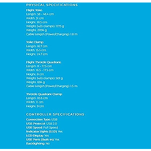 Logitech G Saitek PRO USB Flight Yoke System (Renewed)
