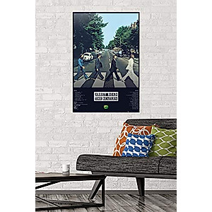 Trends International 24X36 The Beatles - Abbey Album Wall Poster, 24" x 36", Unframed Version