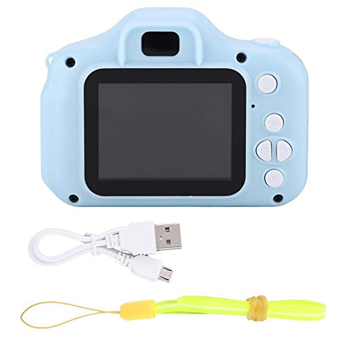 Socobeta Mini Digital Camera X2 Portable 2.0 inch IPS Color Screen Children's Digital Camera HD 1080P Camera(Blue)
