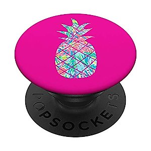 Pineapple Design with Vibrant Paisley like Colors PopSockets PopGrip: Swappable Grip for Phones & Tablets